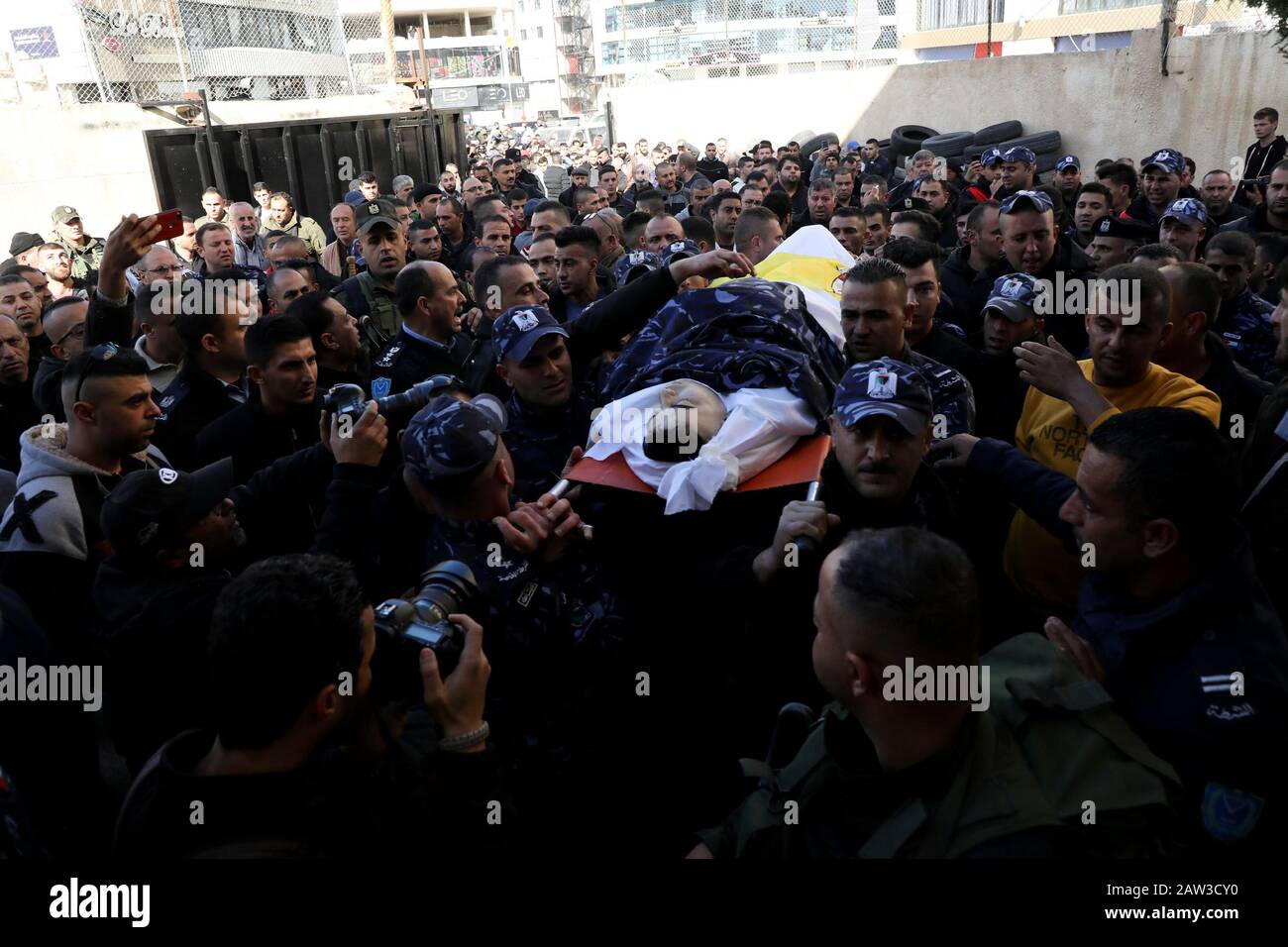 West Bank, Palestine. 06 February 2020. Palestinian Yazan Abu Tabikh ...
