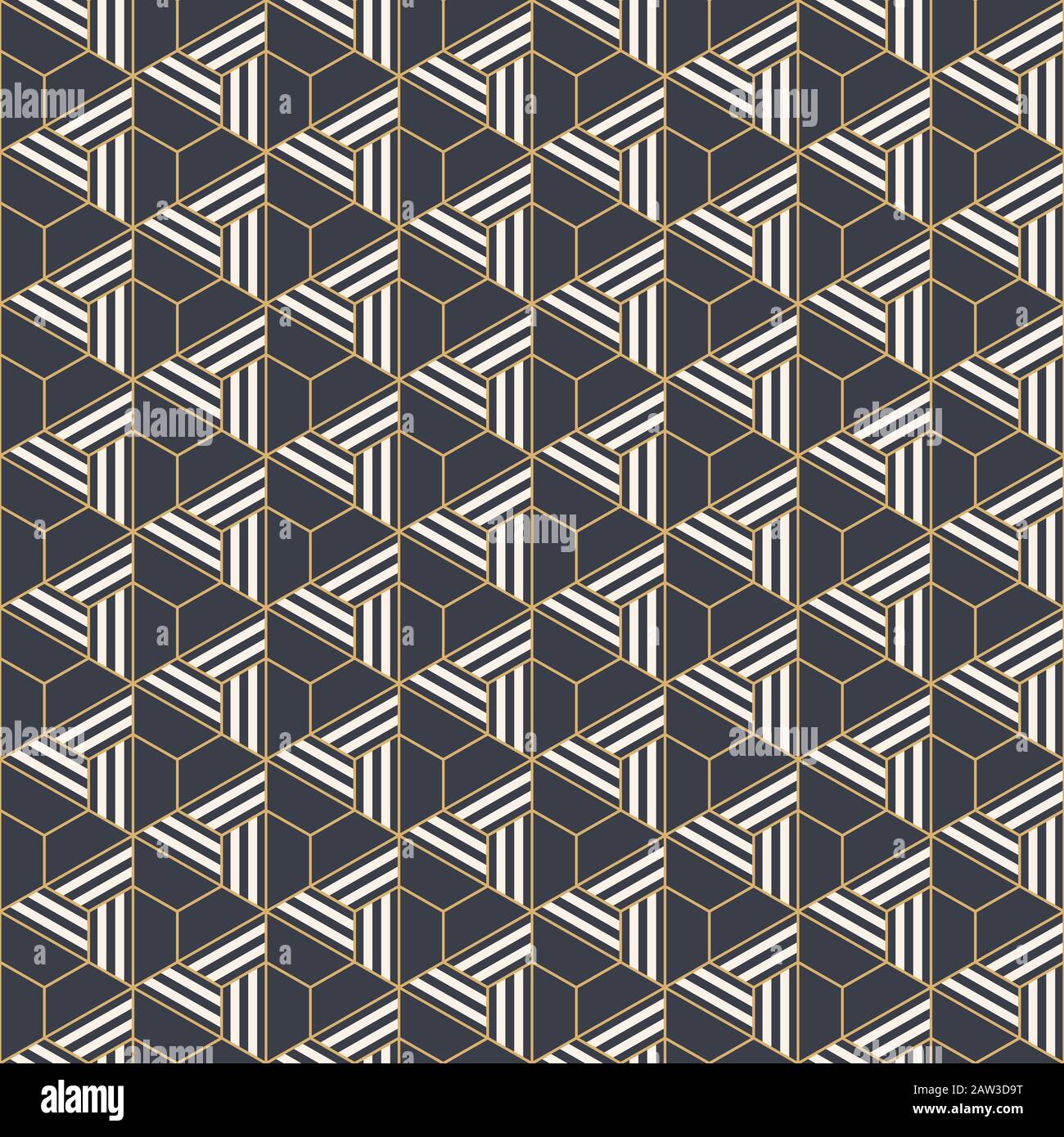 Abstract seamless pattern. Modern stylish texture. Linear style ...