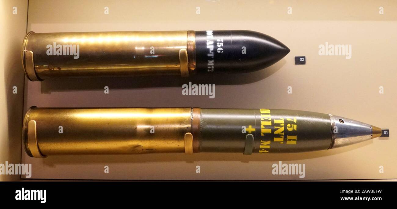 New Orleans, Louisiana, U.S.A - February 5, 2020 - The shell of M48 and ...