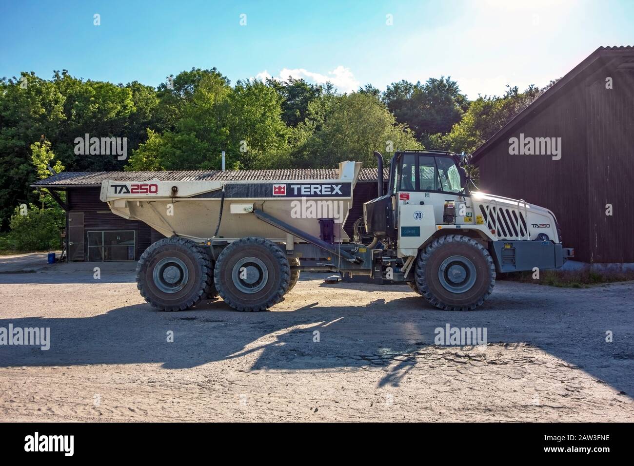 Hagenbach, Germany - May 31, 2014: Large Volvo Terex Truck TA 250 in ...