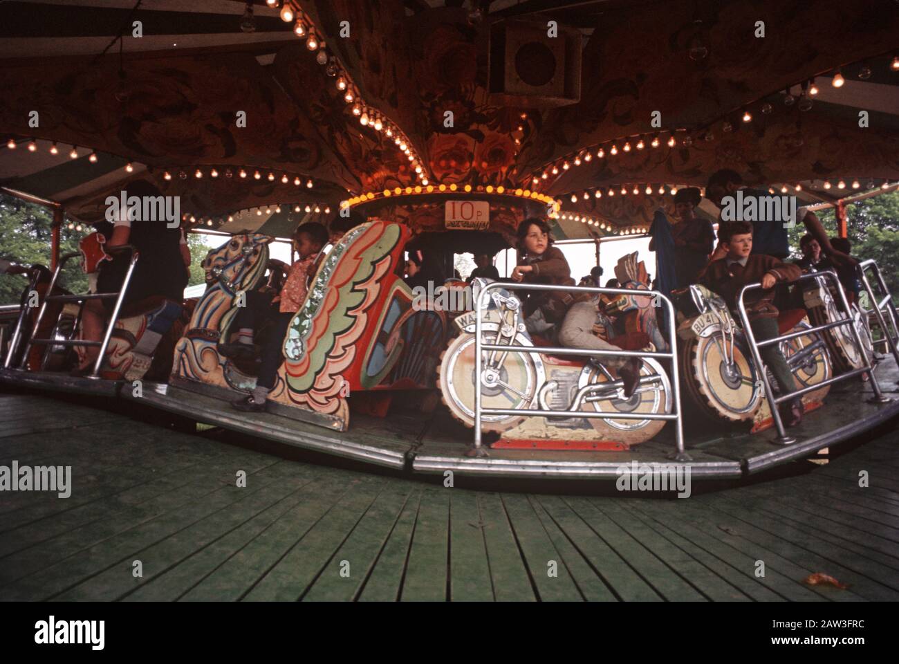 Hampstead Heath Fair in the 70s, London Stock Photo - Alamy