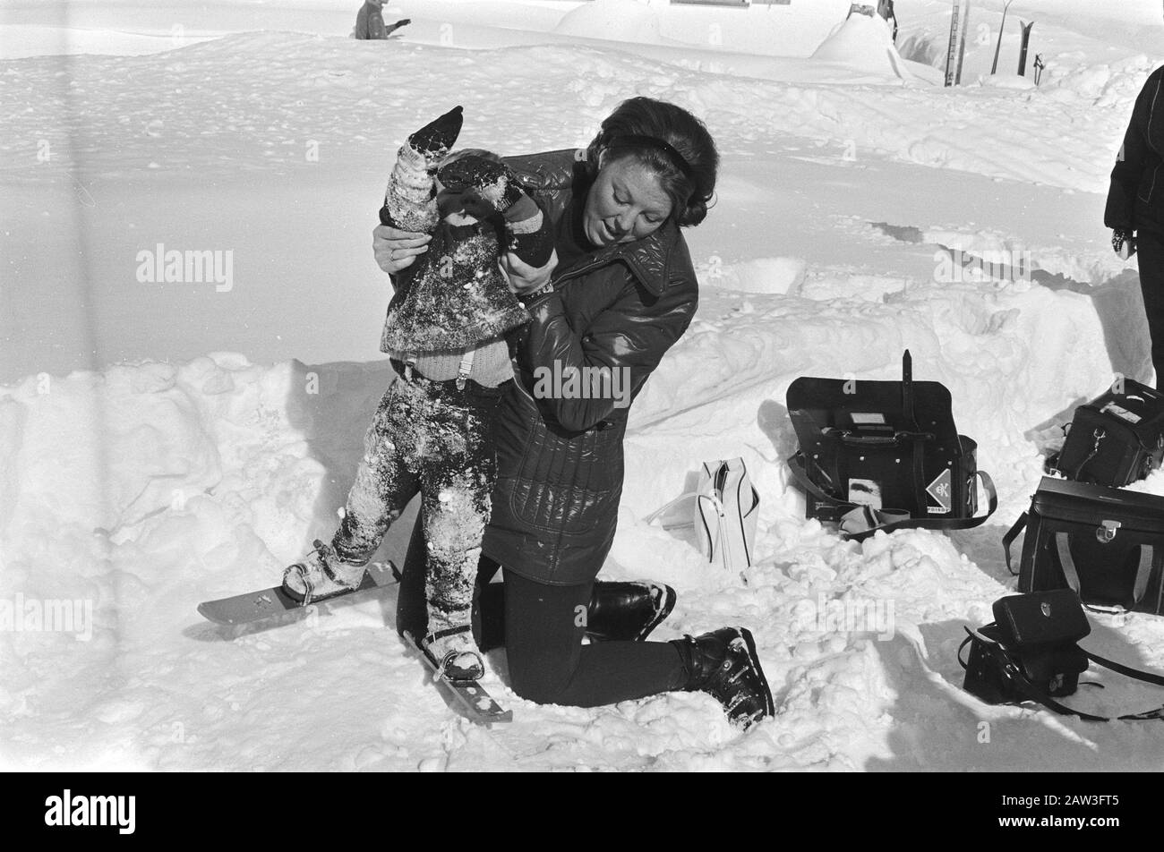 Royal Family for their winter holidays in Lech; Princess Beatrix and ...