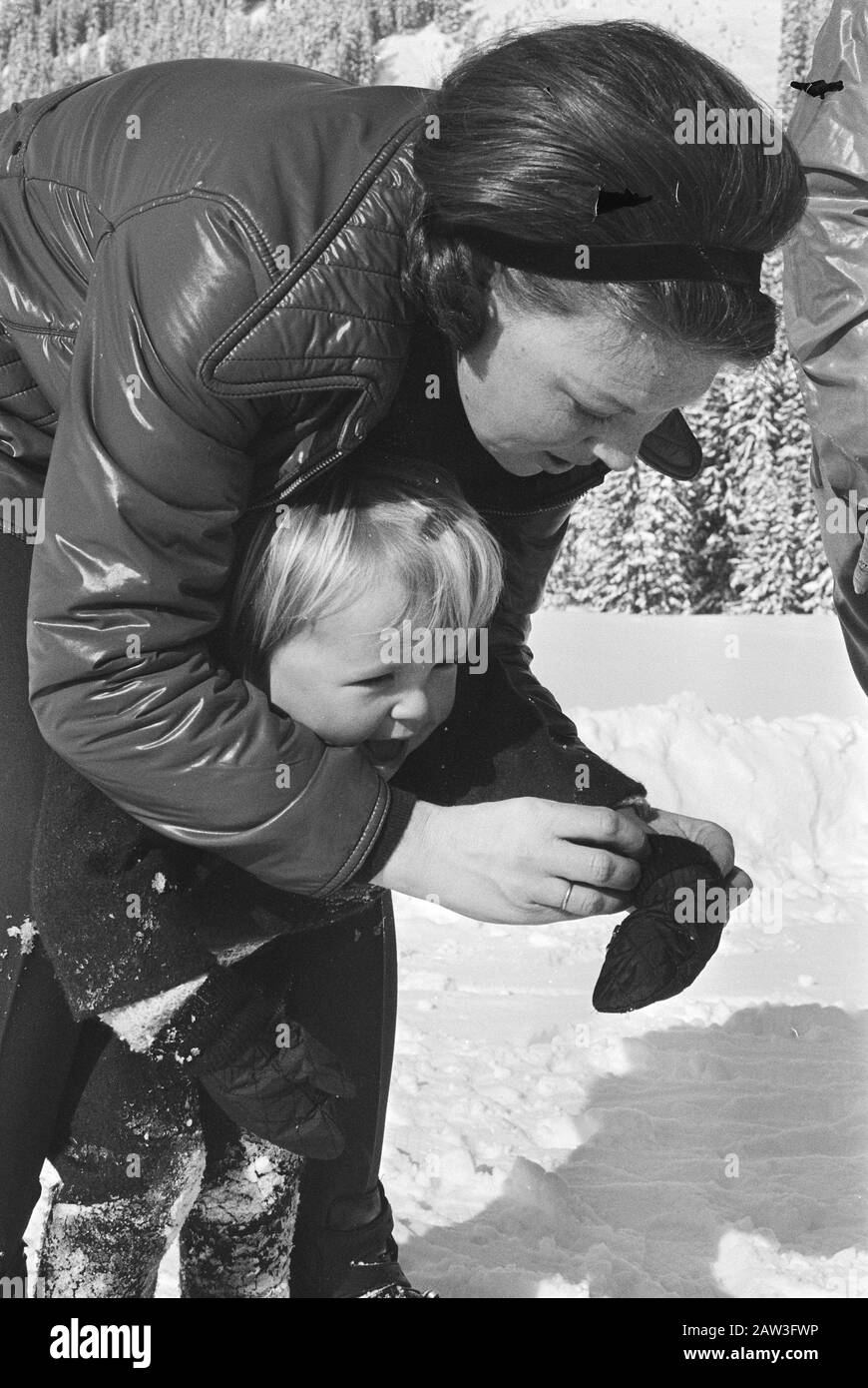 Royal Family for their winter holidays in Lech; Princess Beatrix and ...