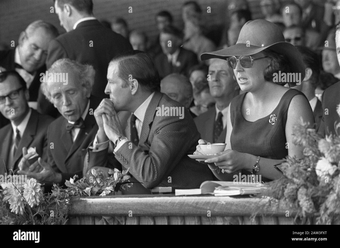 Princess Beatrix and Prince Claus at 36th Grand National Horse Show in ...