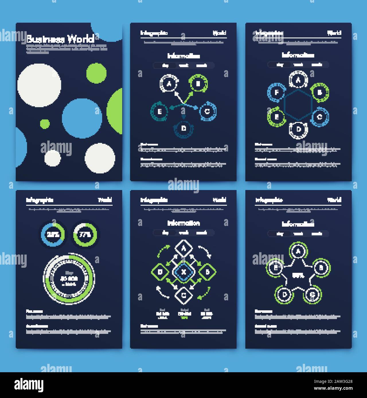 Modern infographic vector elements for business brochures. Use in ...