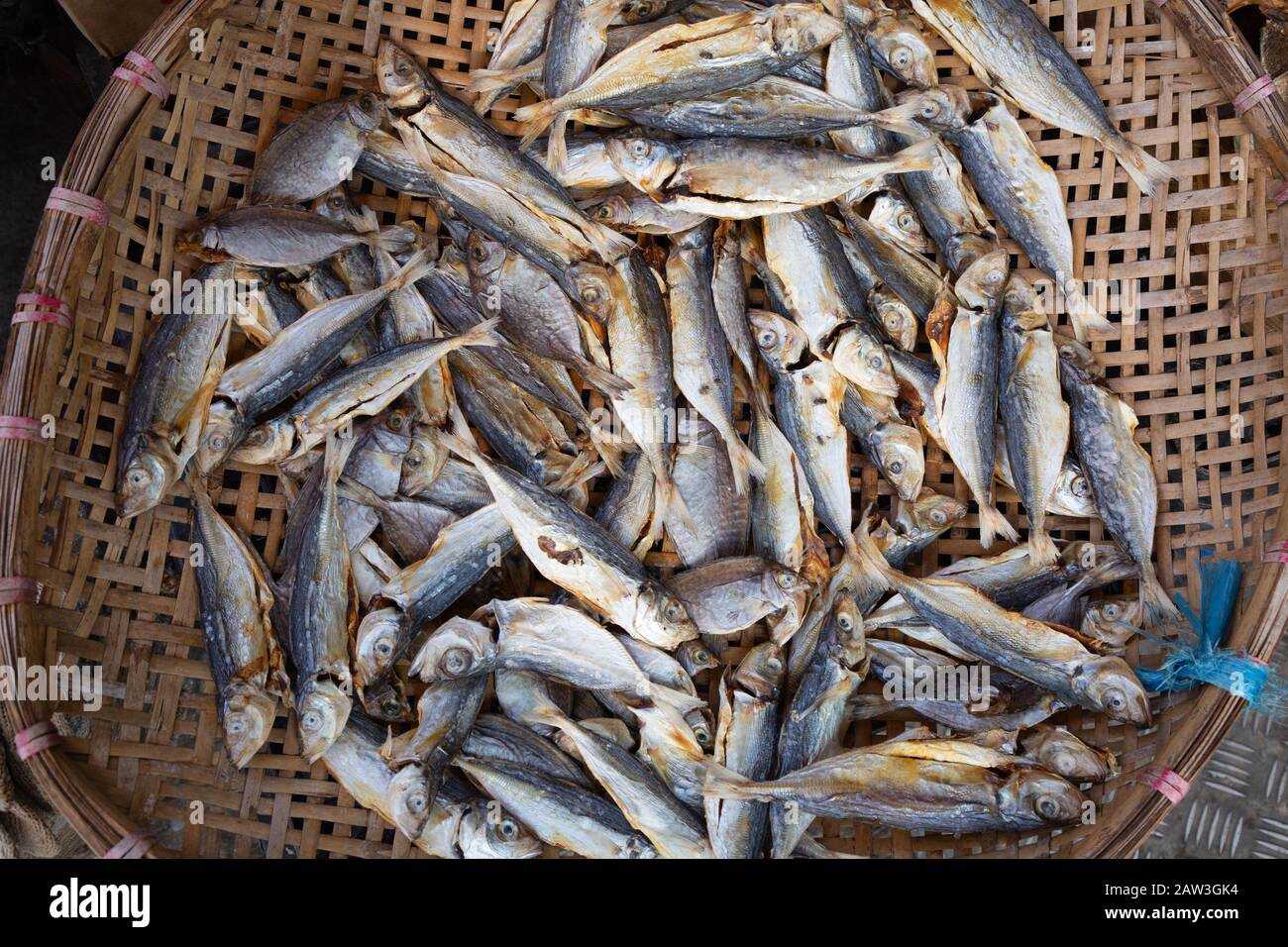 Tai O village, Lantau Hong Kong - fish for sale in the food market ...