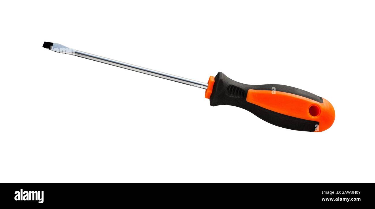 Screwdriver. Screw driver isolated on white background. Screw-driver ...