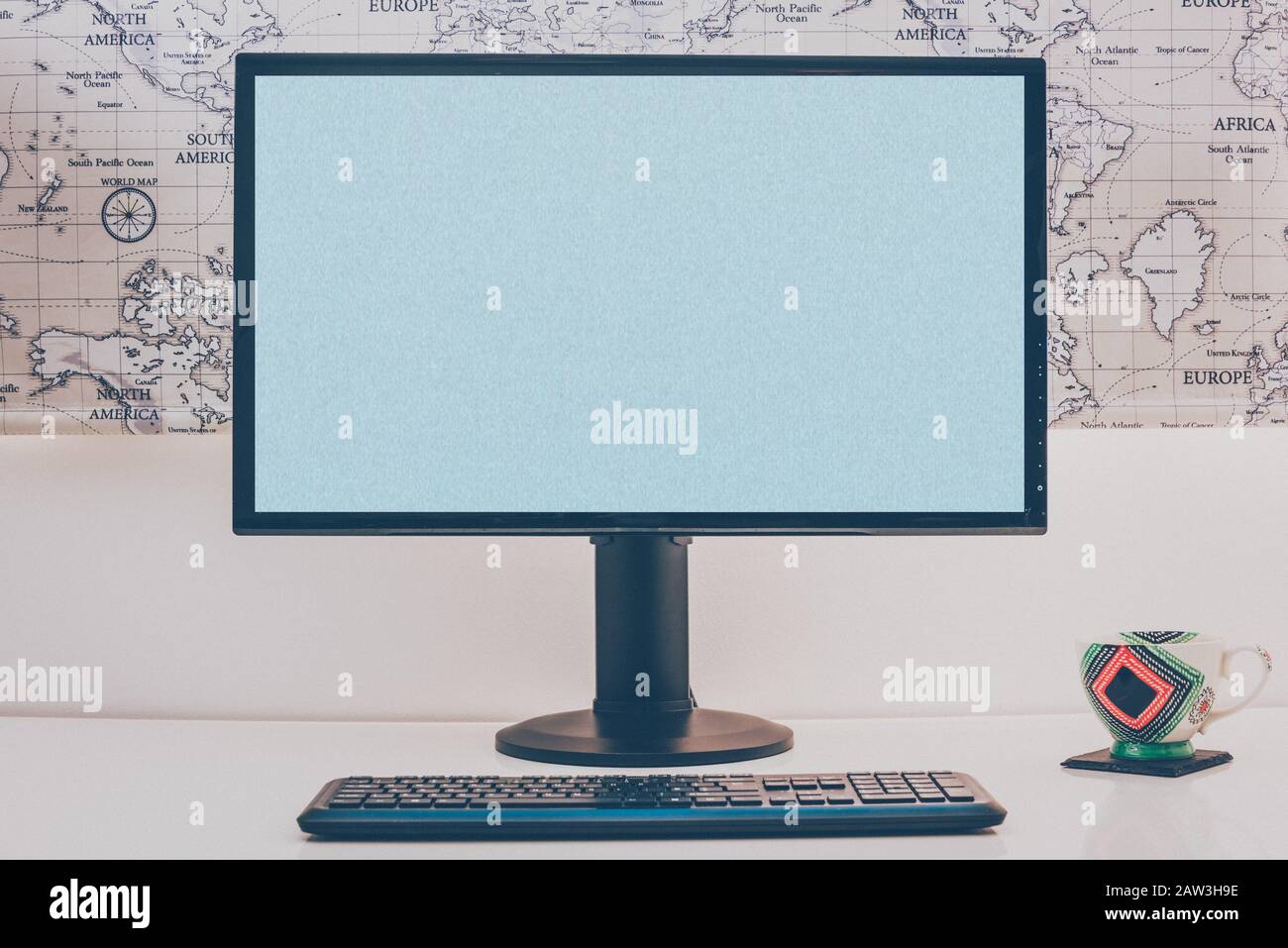 Map design computer desktop hi-res stock photography and images - Alamy