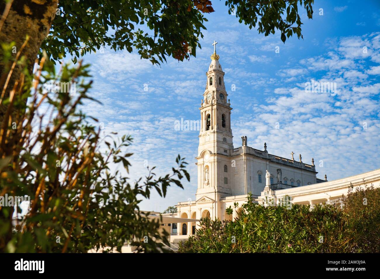 The Fatima Sanctuary And Pilgrimage Destination In Portugal Stock Photo ...