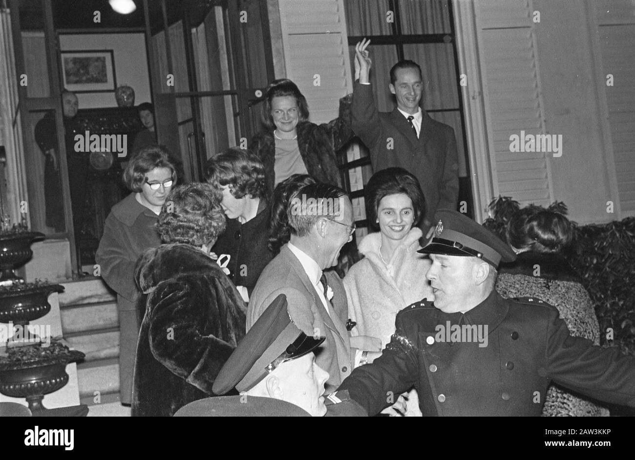 Princess Irene and Prince Don Carlos on the platform Date: February 8 ...