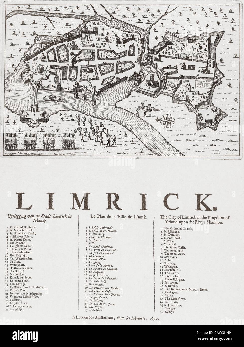 Ireland map 17th century hi-res stock photography and images - Alamy
