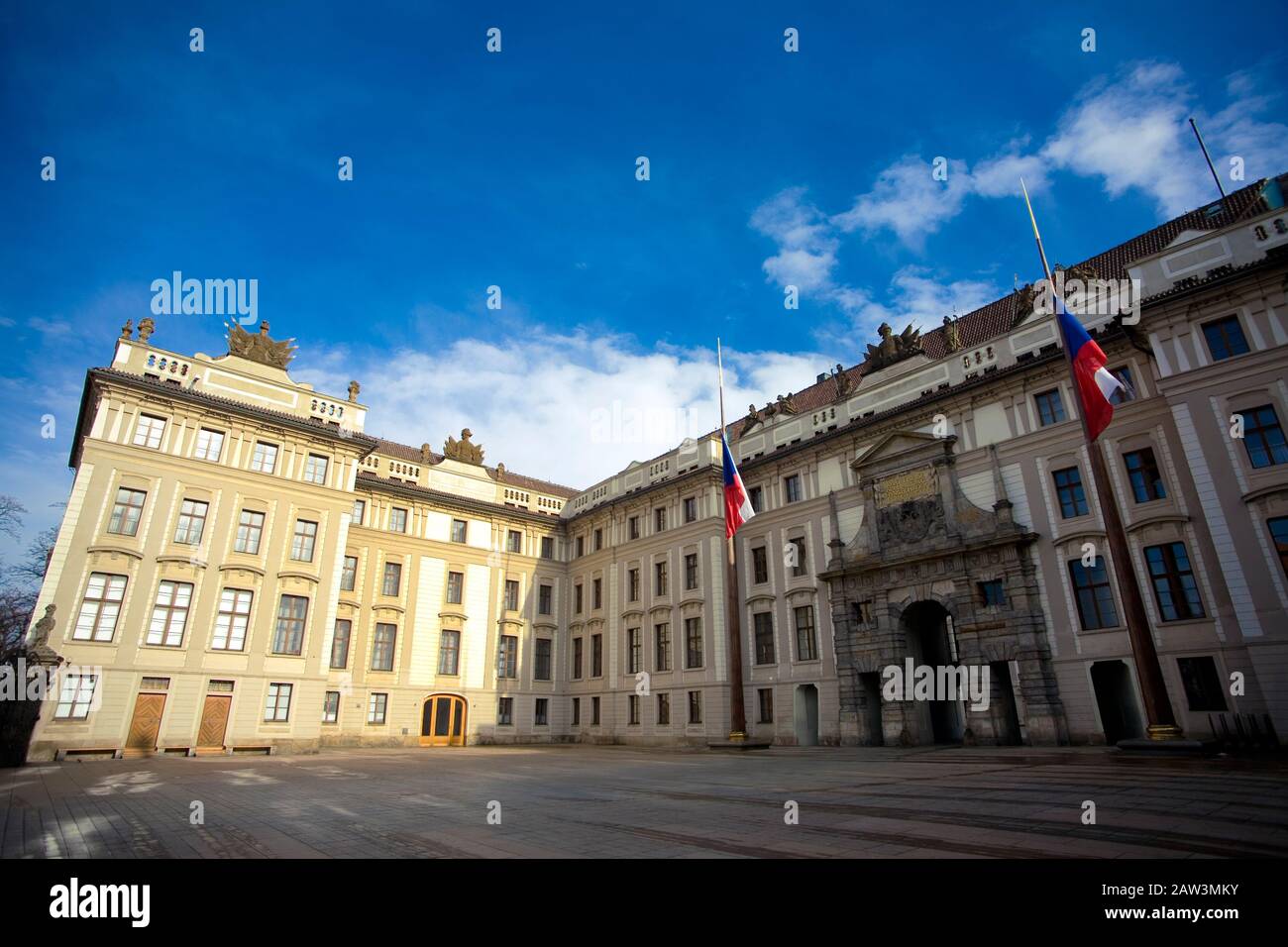 Part of Prague castle Stock Photo - Alamy
