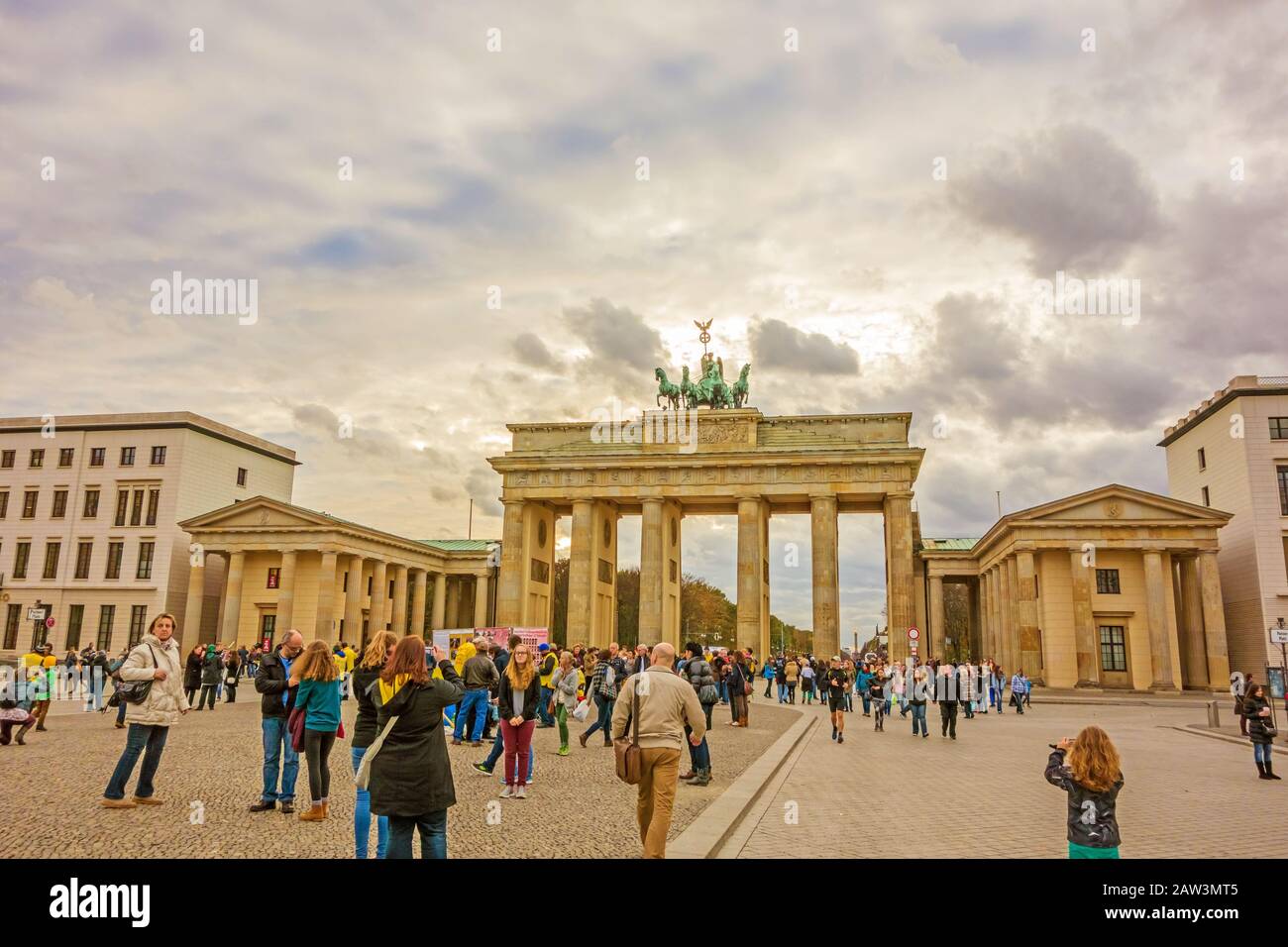 Berlin, Germany - October 28, 2013:Brandenburger Tor (Brandenburg Gate ...