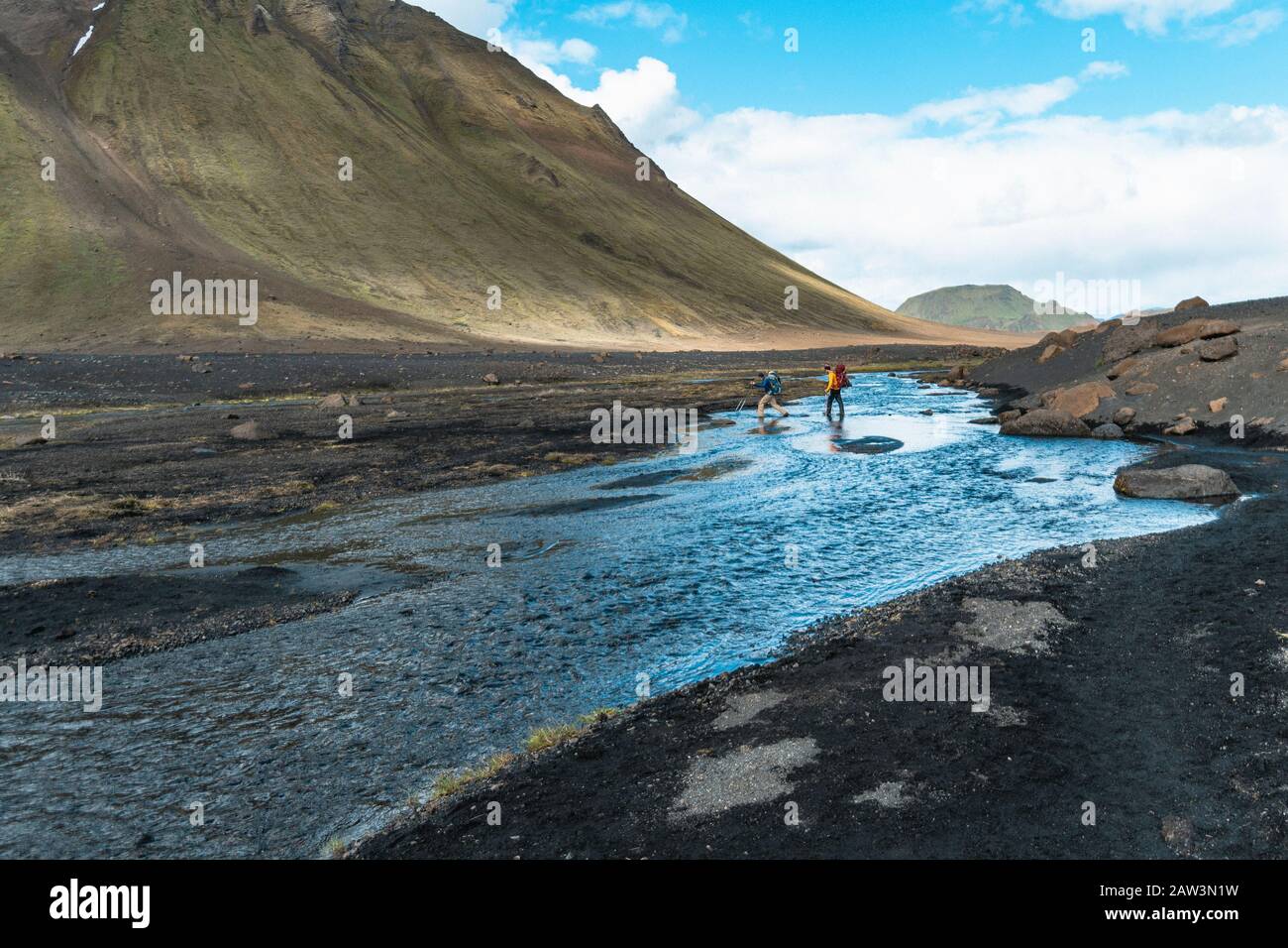 Fording River in Highlands Stock Photo - Alamy