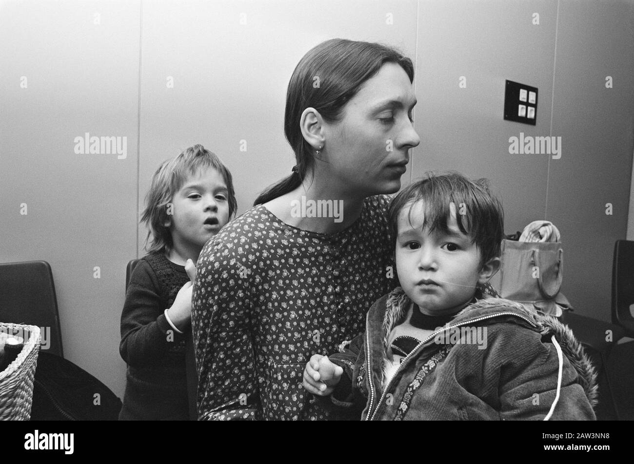 Korean orphans arrive at the airport; some Korean Parties arriving Date ...