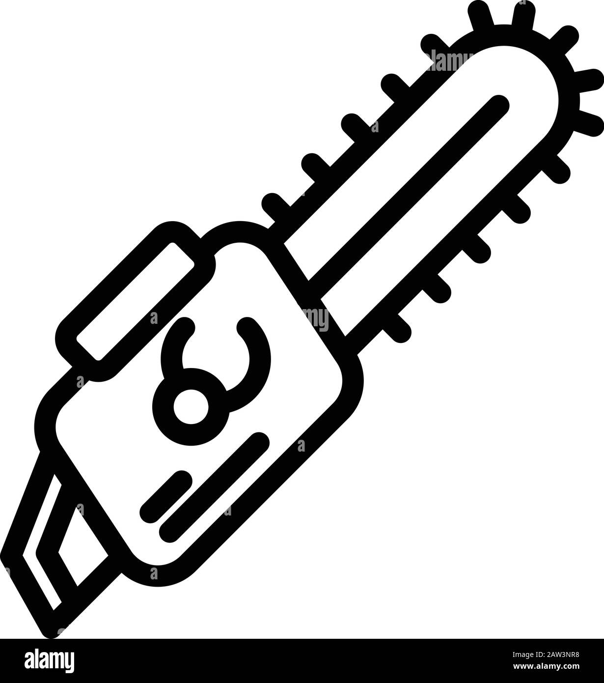 Chainsaw equipment icon, outline style Stock Vector Image & Art - Alamy