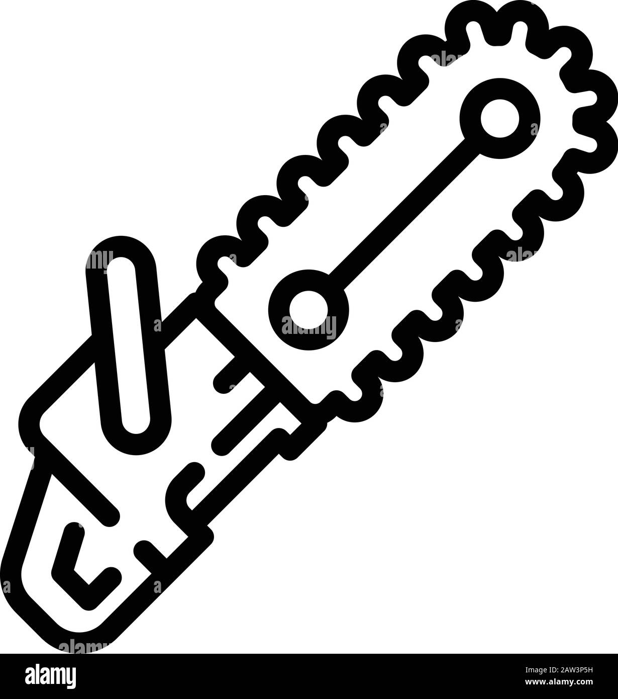 Blade chainsaw icon, outline style Stock Vector Image & Art - Alamy