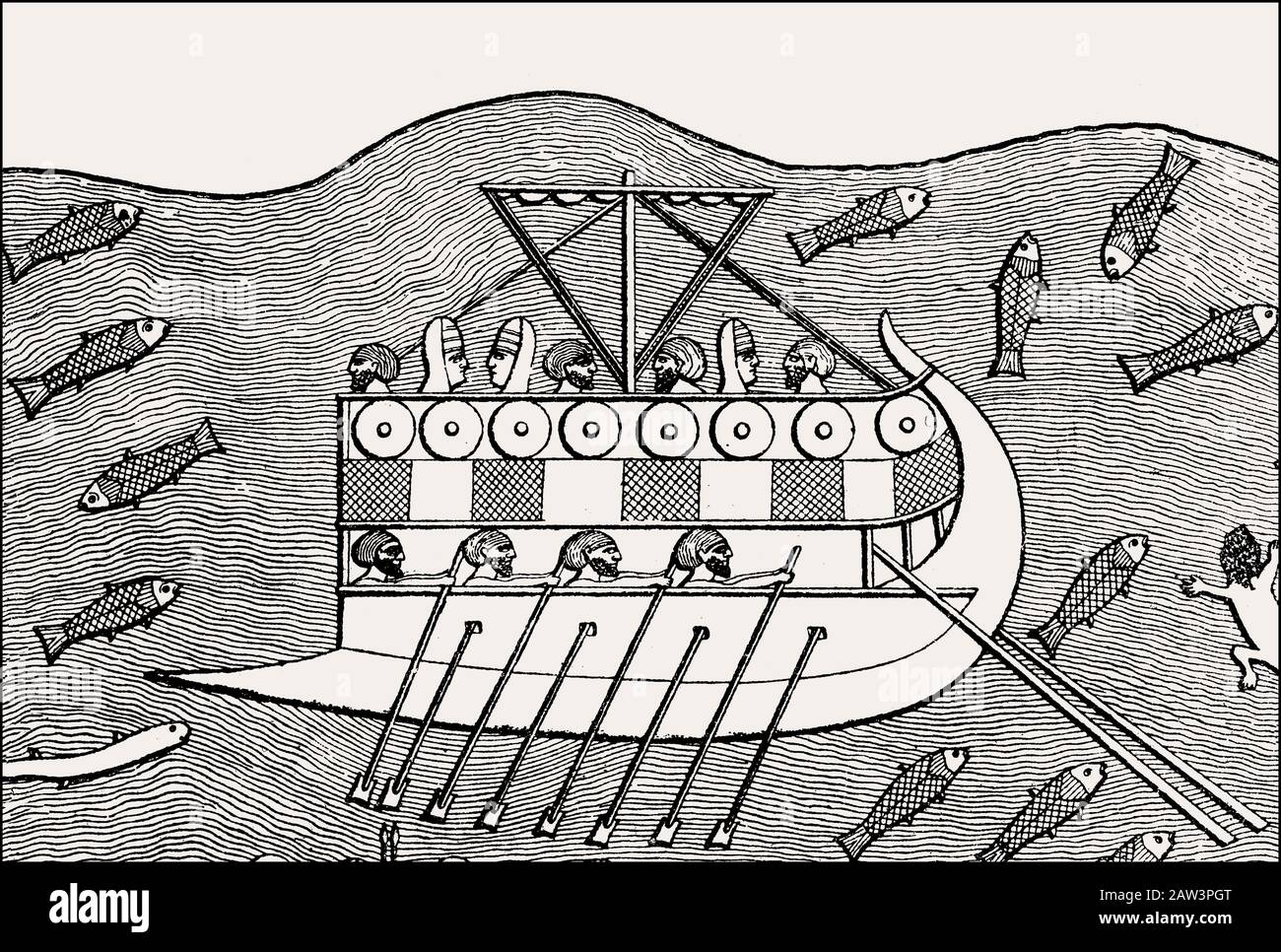 Assyrian boat hi-res stock photography and images - Alamy