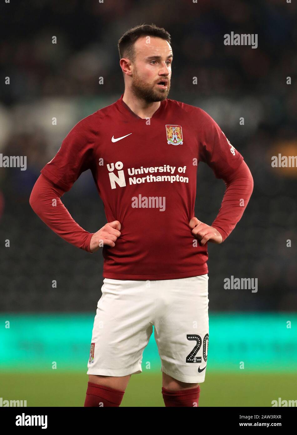 Northampton Town's Matt Warburton Stock Photo - Alamy
