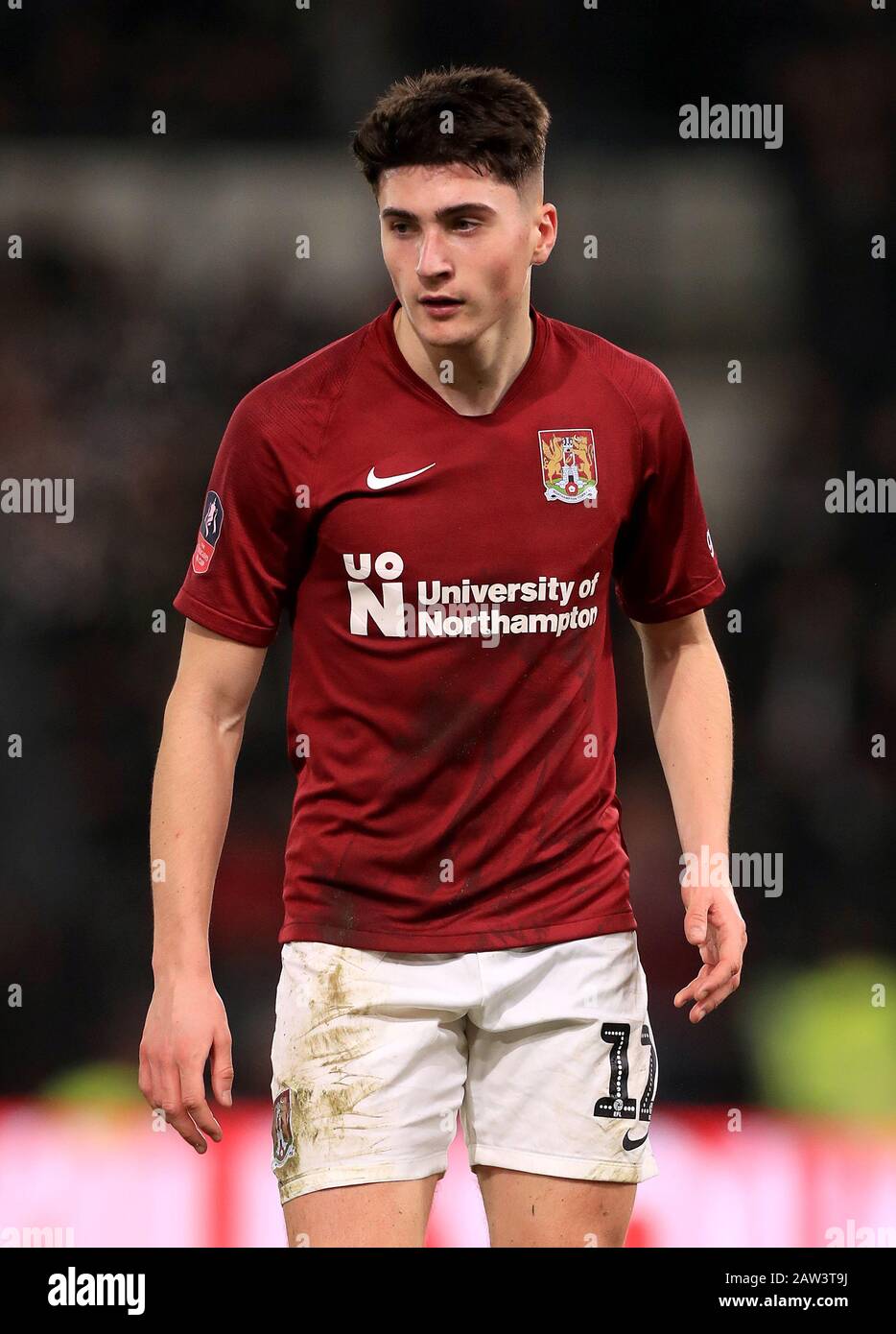 Northampton Town's Scott Pollock Stock Photo - Alamy