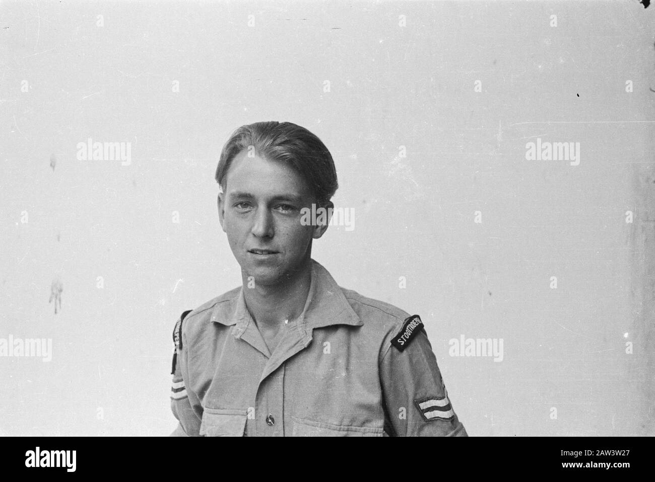 Passport IV [Corporal Army regimental Stoottroepen] Date: 1947 Location ...