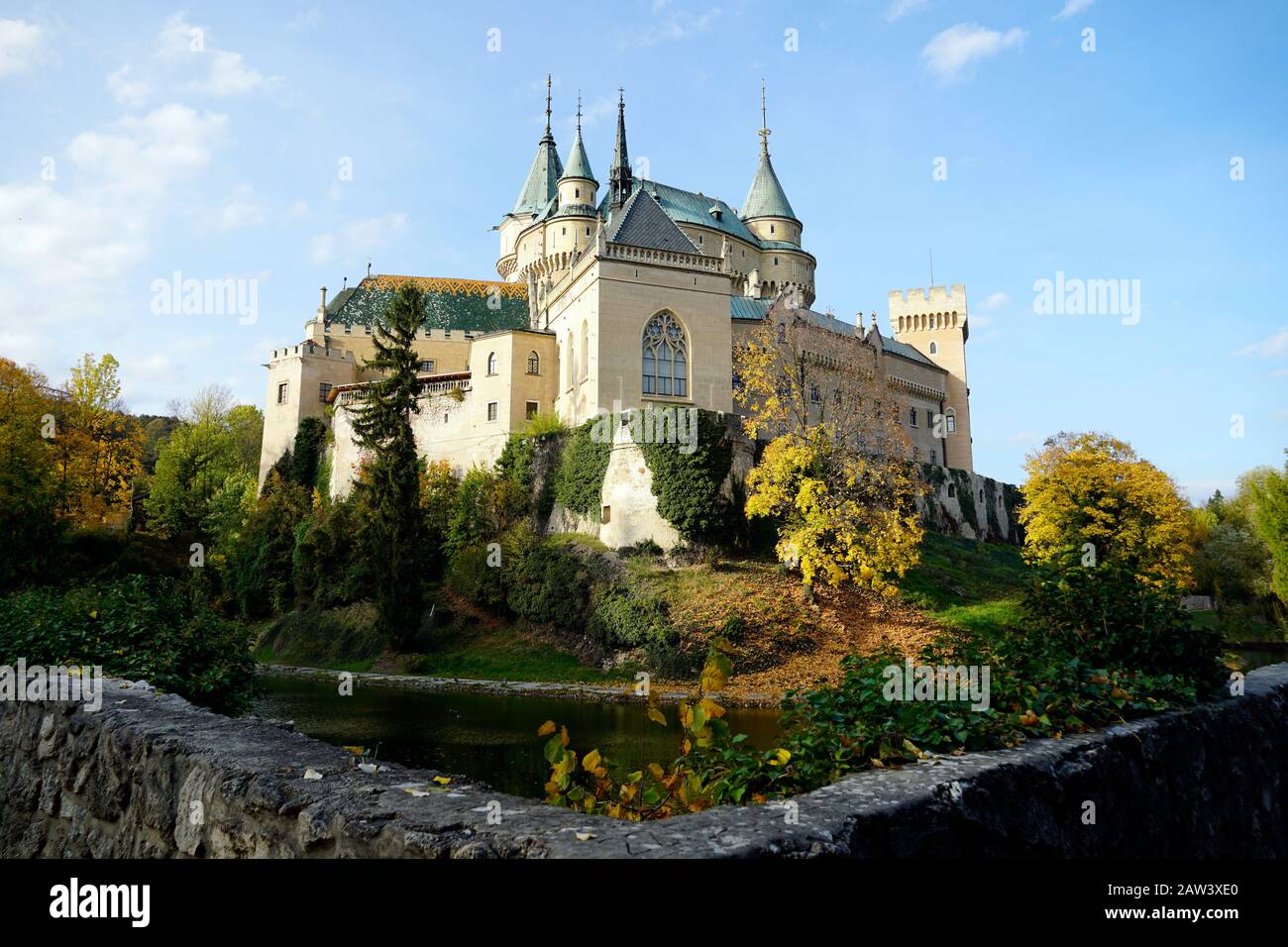 Castle in Bojnice, Slovakia in the autumn of 2019 Stock Photo - Alamy