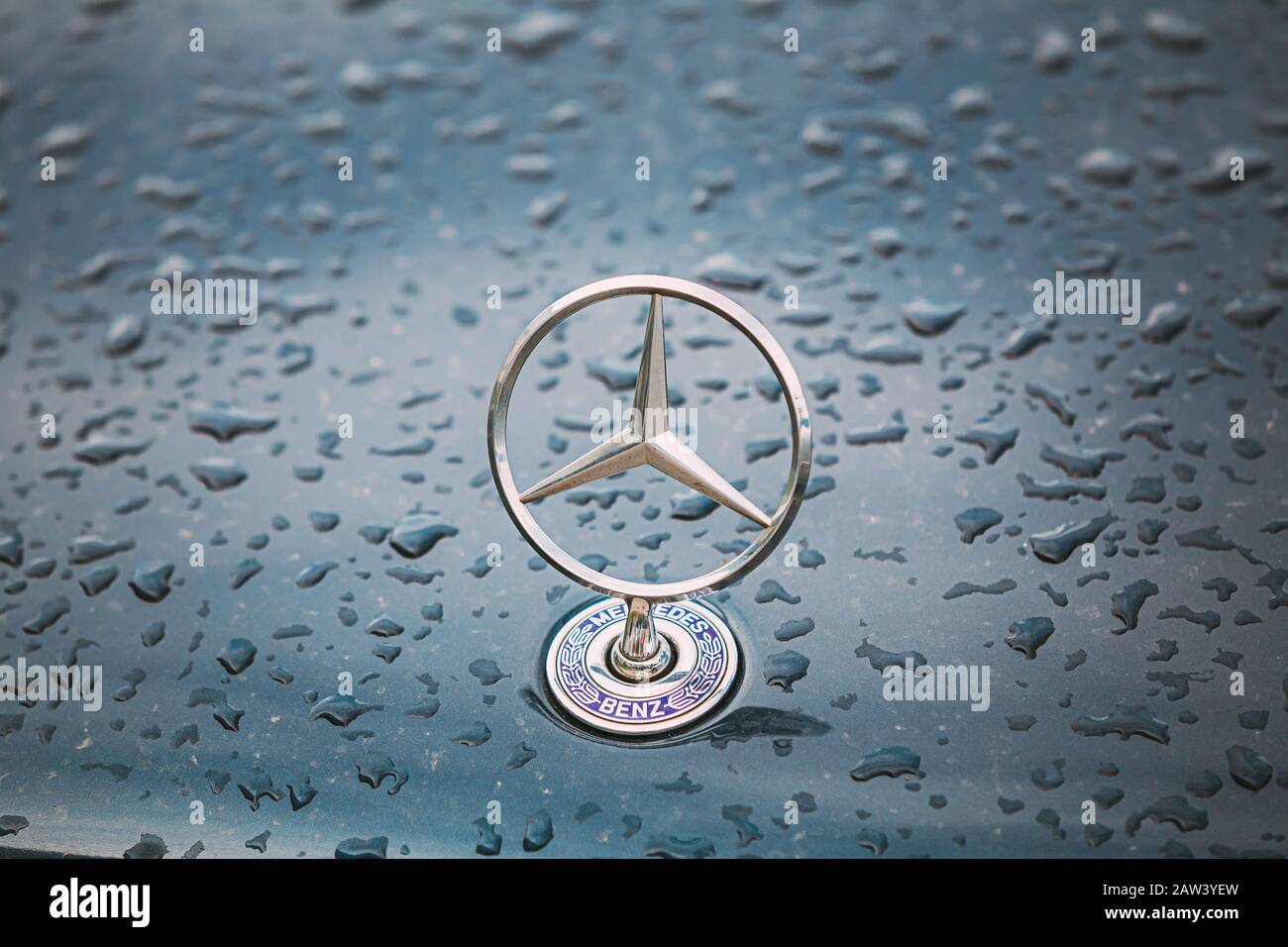 Batumi, Georgia - May 27, 2016: Close View Of Metal Star Logo Of ...