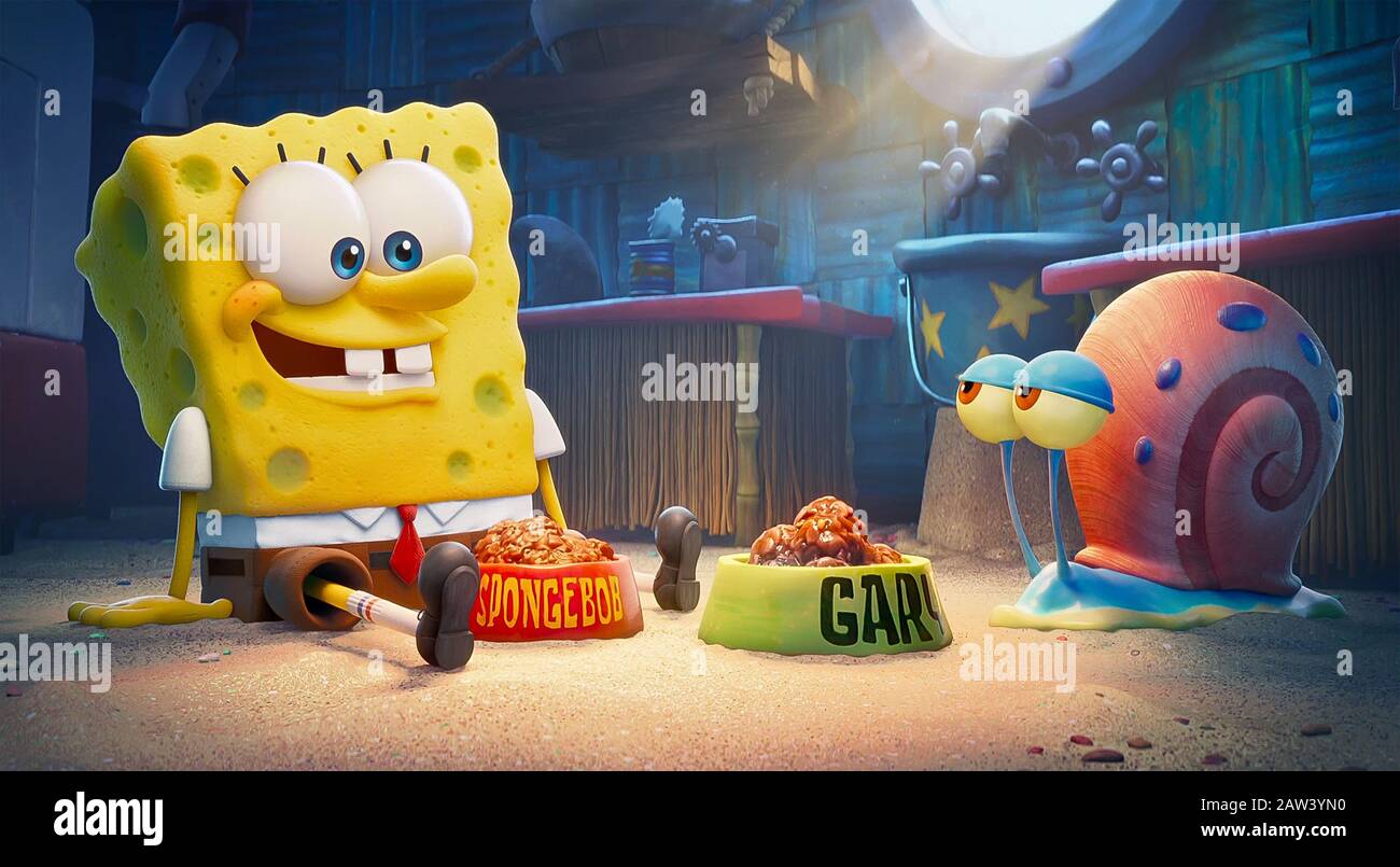 USA. A scene from ©Paramount Pictures film: The SpongeBob Movie: Sponge ...