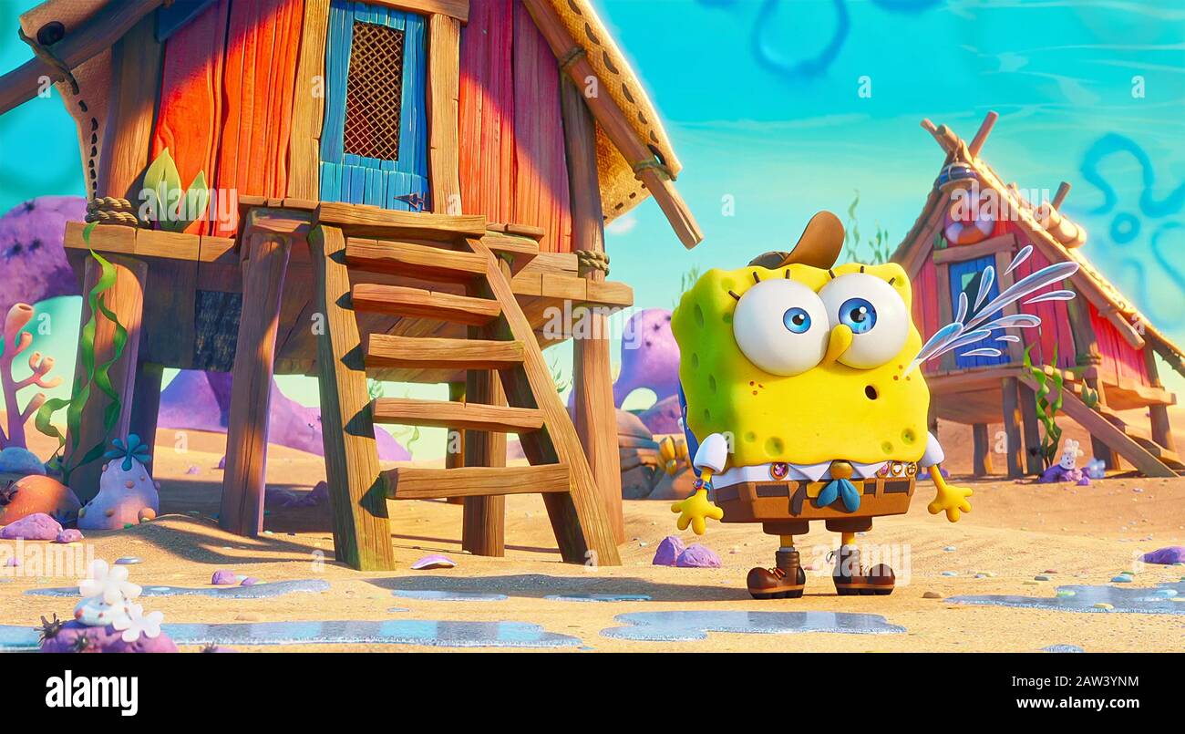 USA. A scene from ©Paramount Pictures film: The SpongeBob Movie: Sponge ...