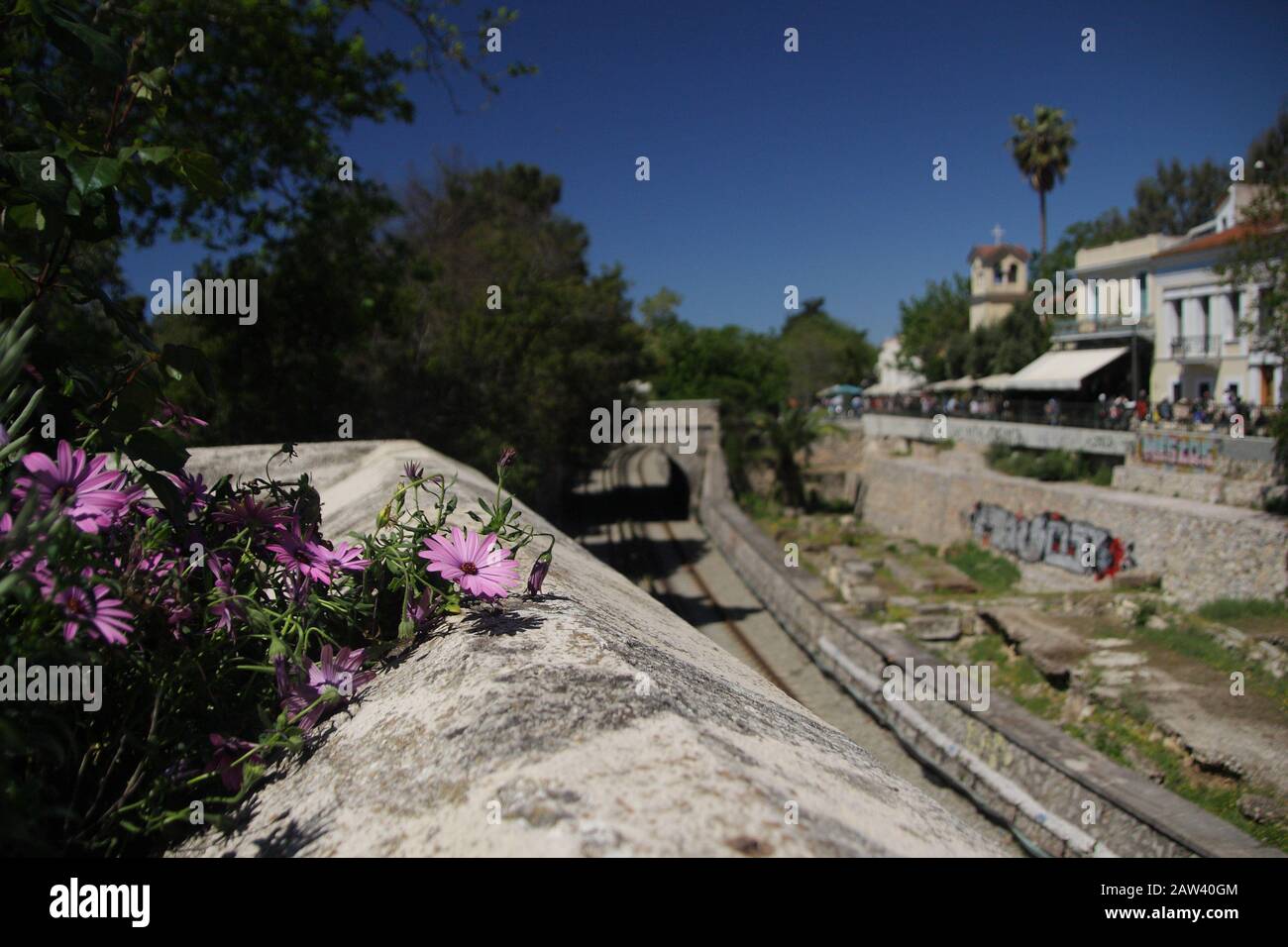 Athens city walls hi-res stock photography and images - Alamy