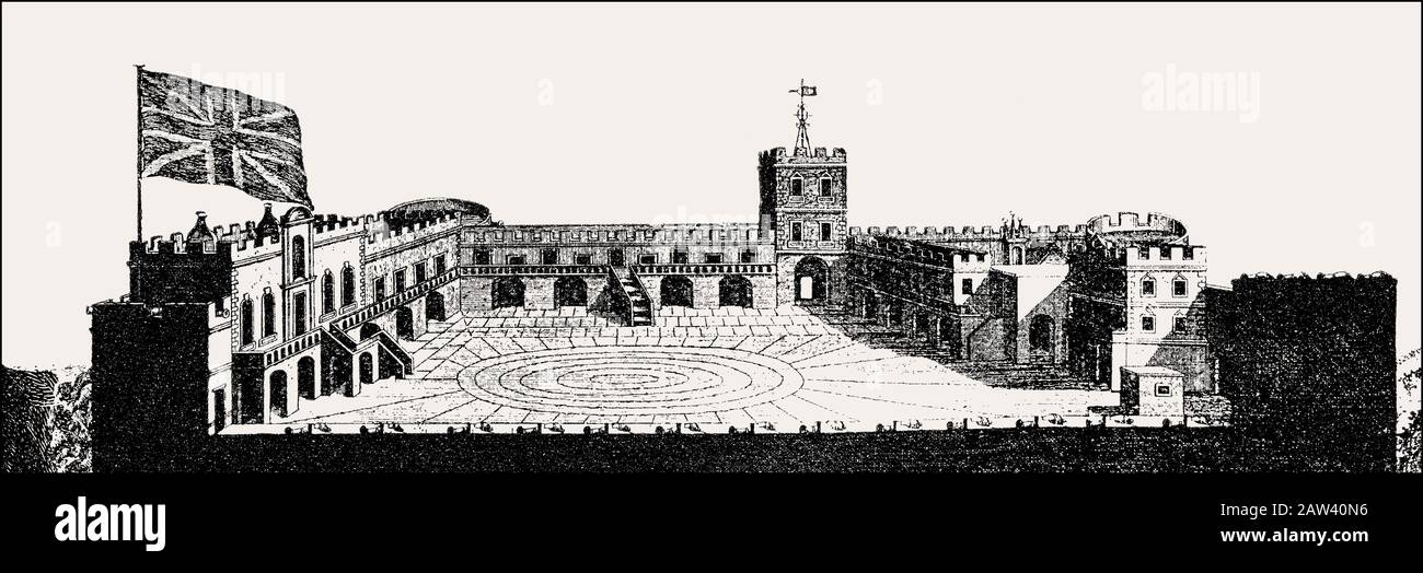 Cape Coast Castle, Carolusborg, slave castle, Ghana, Gulf of Guinea ...