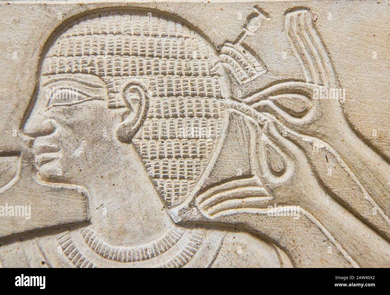 Egypt, Cairo, Egyptian Museum, sarcophagus of the queen Kawit, with ...