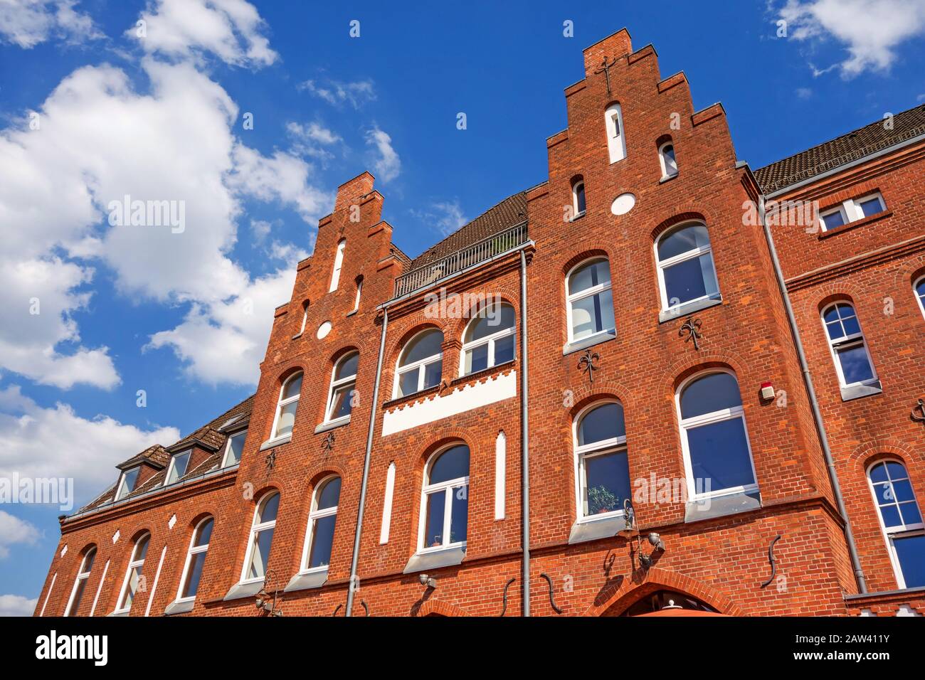 Old firehouse brick building Stock Photo - Alamy