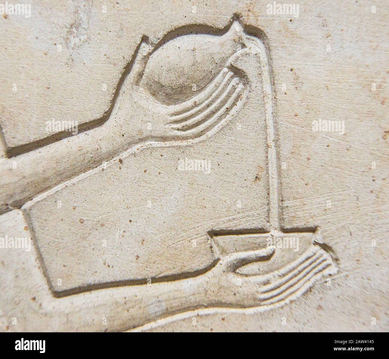 Egypt, Cairo, Egyptian Museum, sarcophagus of the queen Kawit, with ...