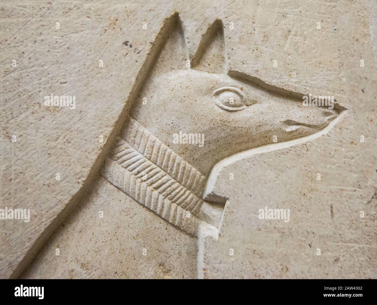 Egypt, Cairo, Egyptian Museum, sarcophagus of the queen Ashait, with ...