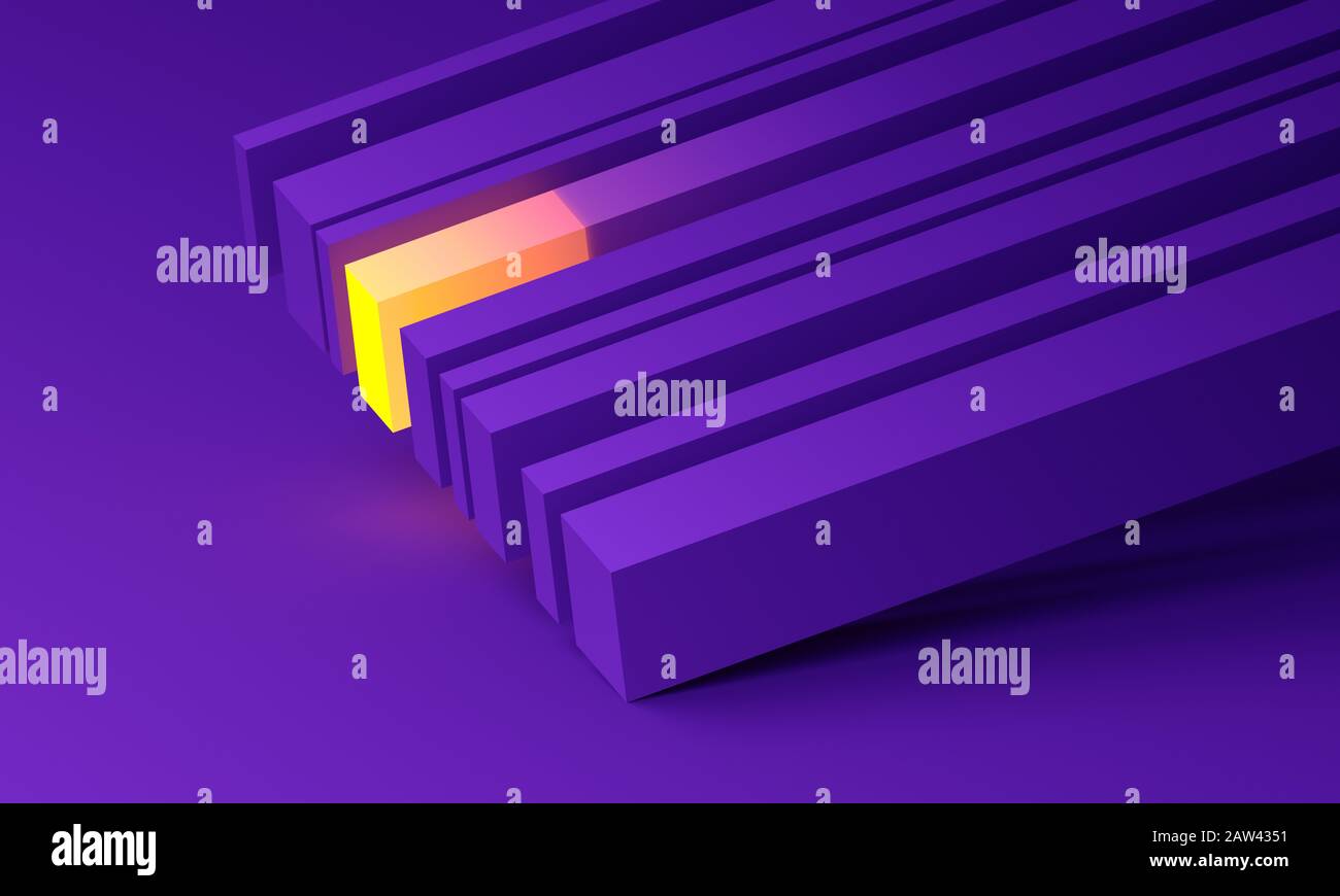 Abstract 3d render, modern background design with geometric shapes ...