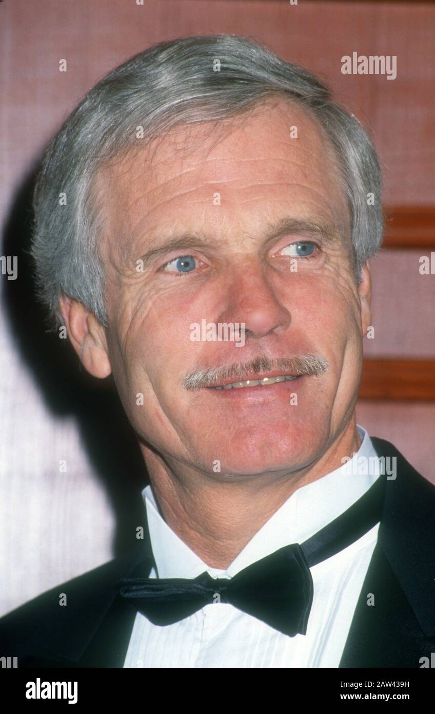 Ted Turner, 1992, Photo By Michael Ferguson/PHOTOlink Stock Photo - Alamy