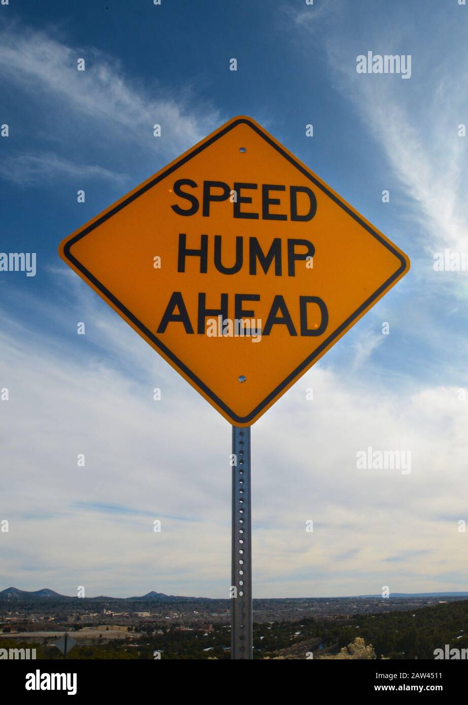 Hump in the road hi-res stock photography and images - Alamy