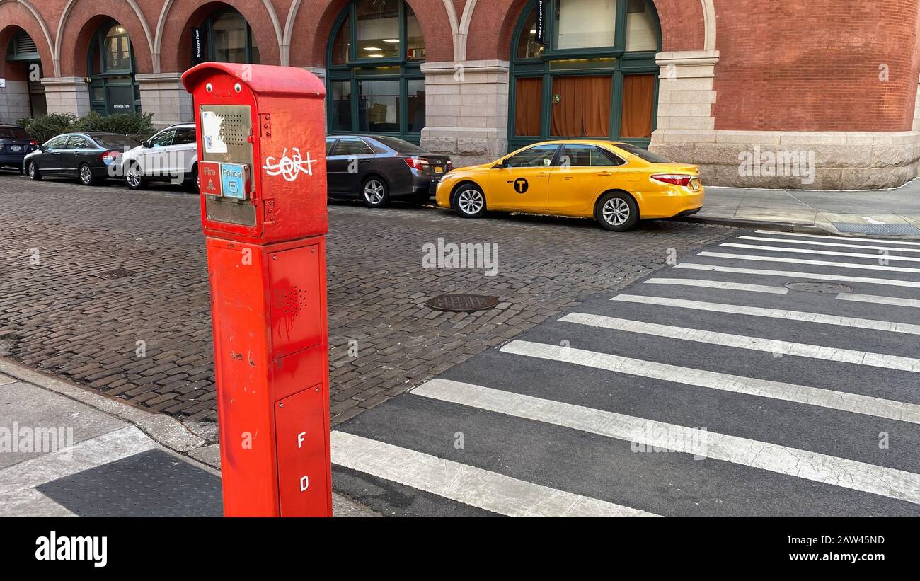 Fire alarm box on street hi-res stock photography and images - Alamy
