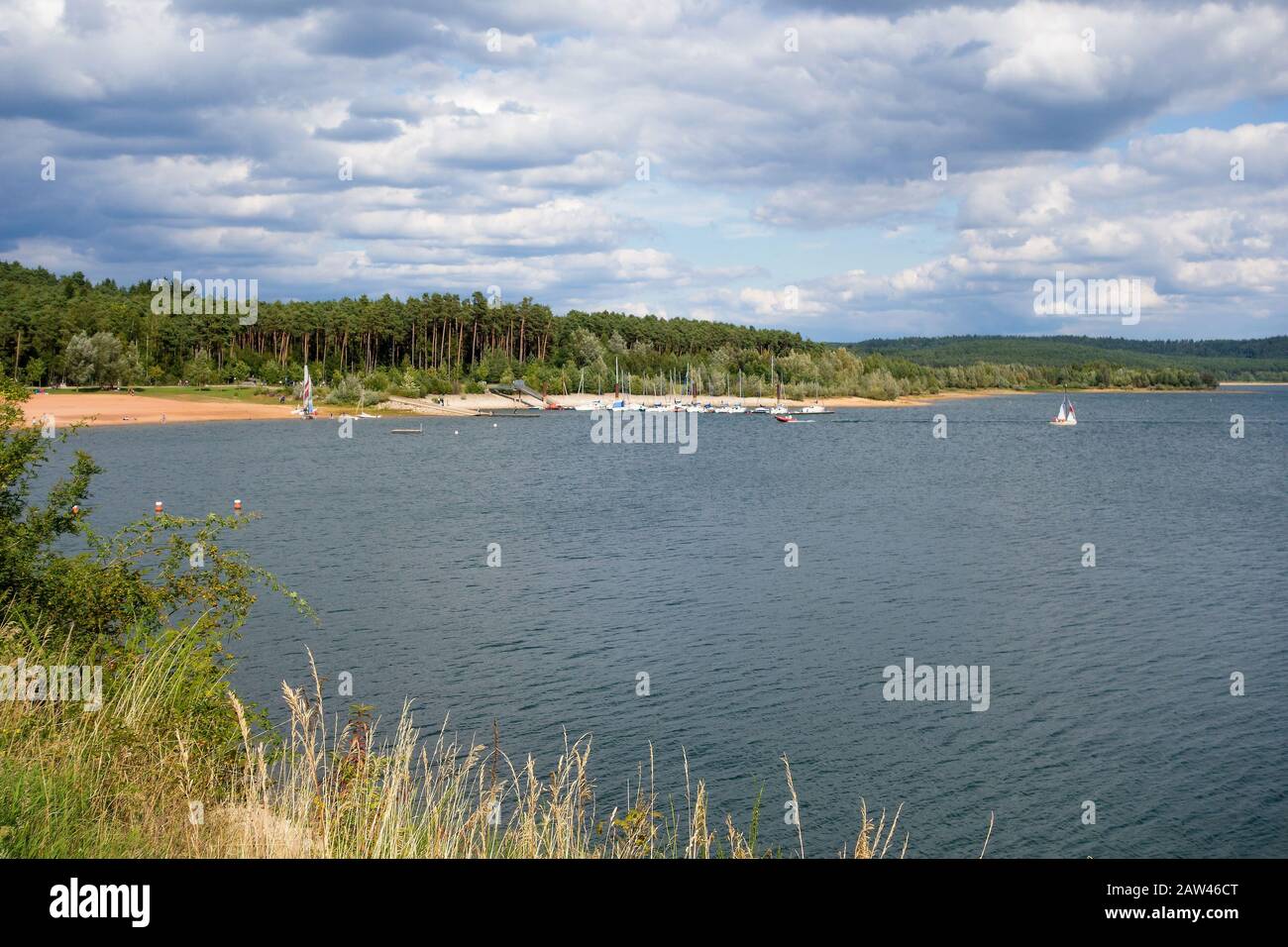 at the Brombachsee, Germany, Bavaria Stock Photo - Alamy