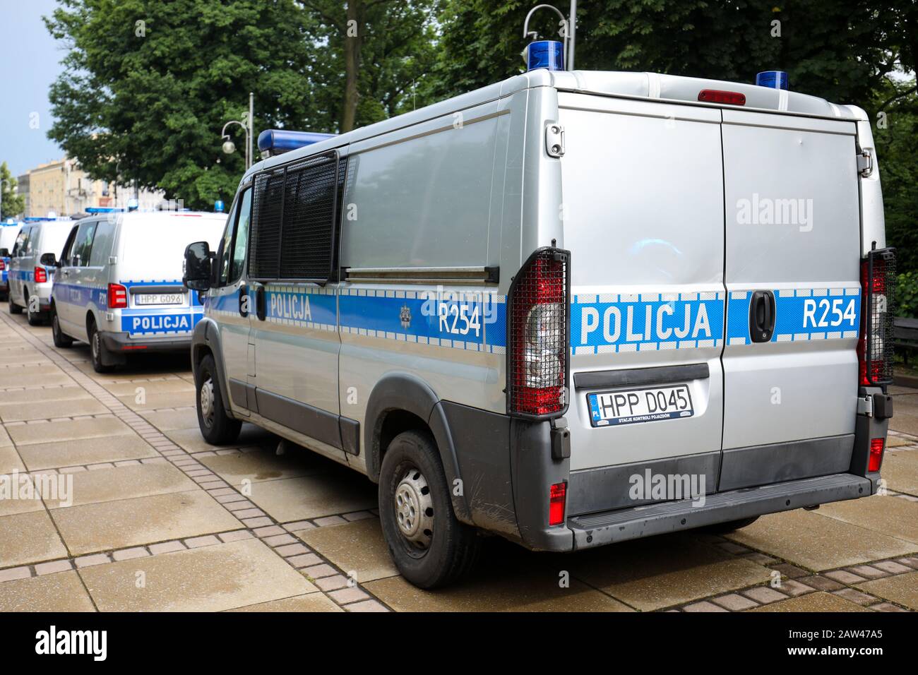 Policja polish police car hi-res stock photography and images - Alamy