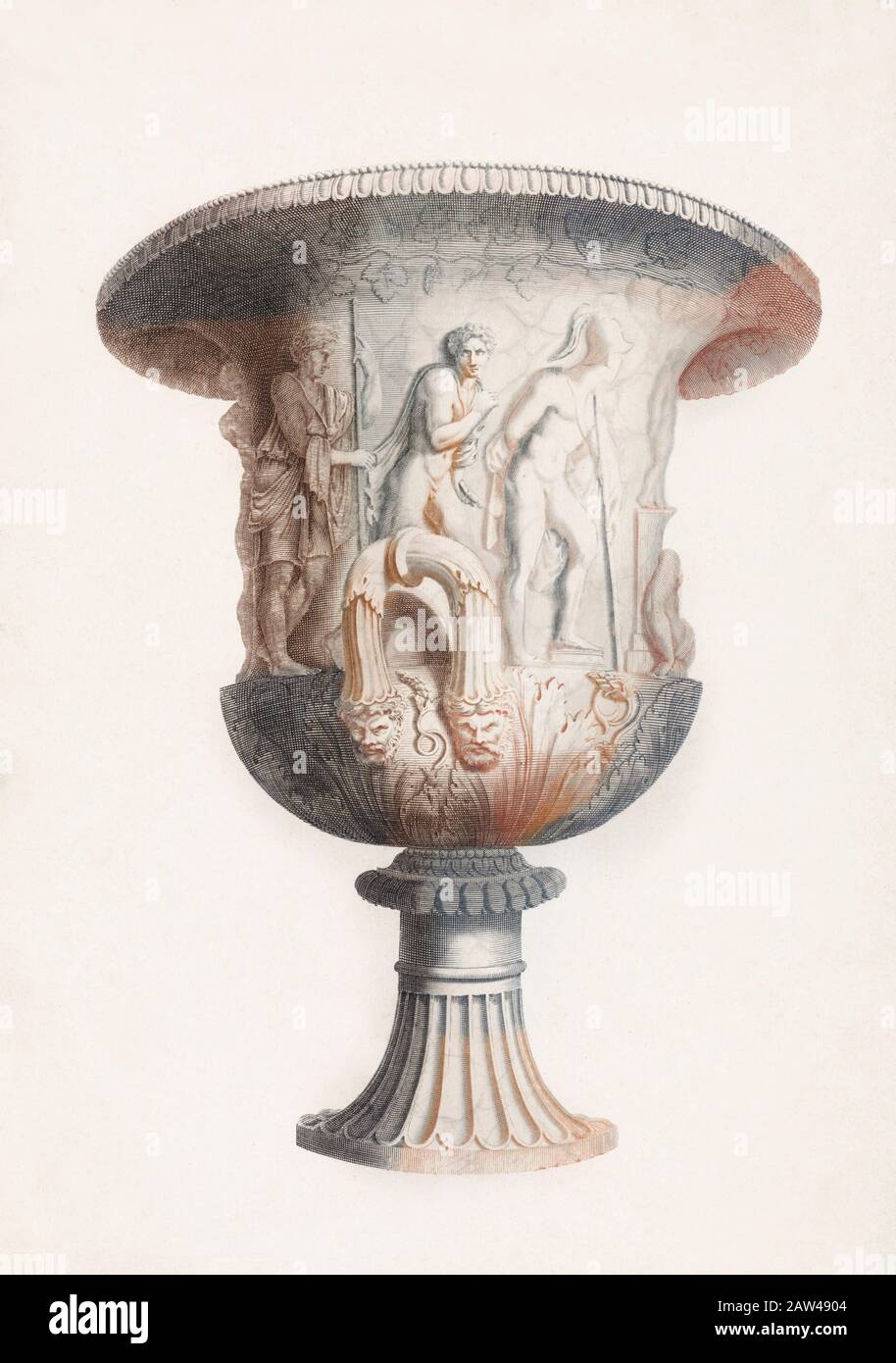 vintage greek or greco roman artwork illustration Stock Photo - Alamy