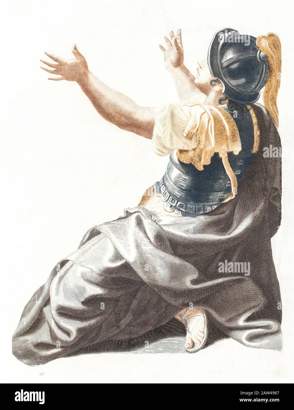 vintage greek or greco roman artwork illustration Stock Photo - Alamy