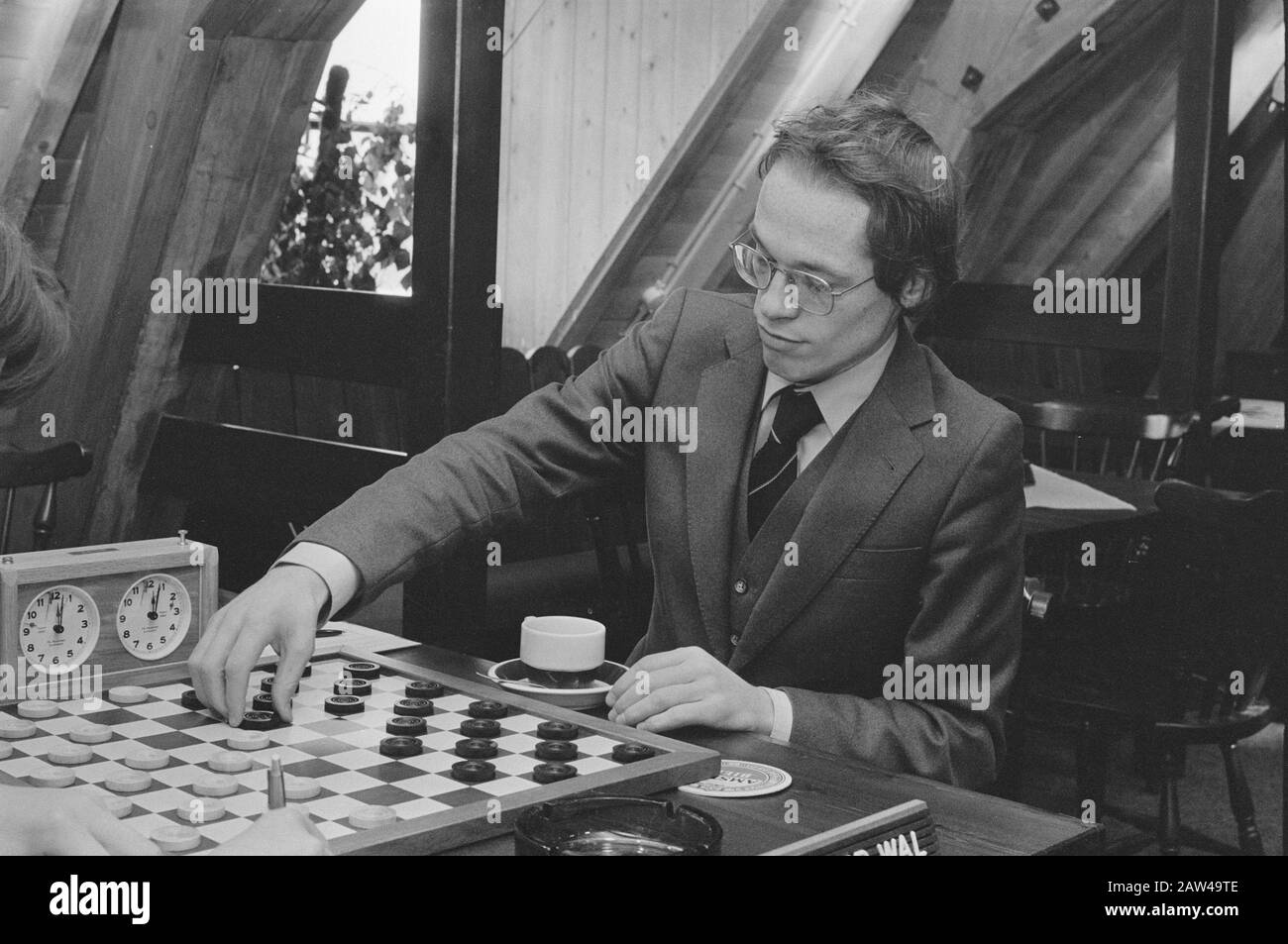 Rabobank drafts tournament, 8th round; Jannes van der Wal in his match ...