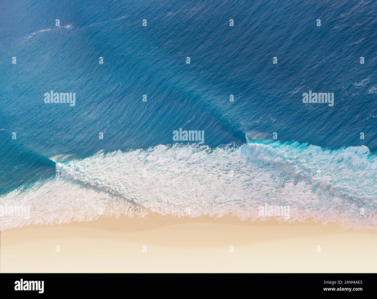 Aerial view dynamic wave hi-res stock photography and images - Alamy