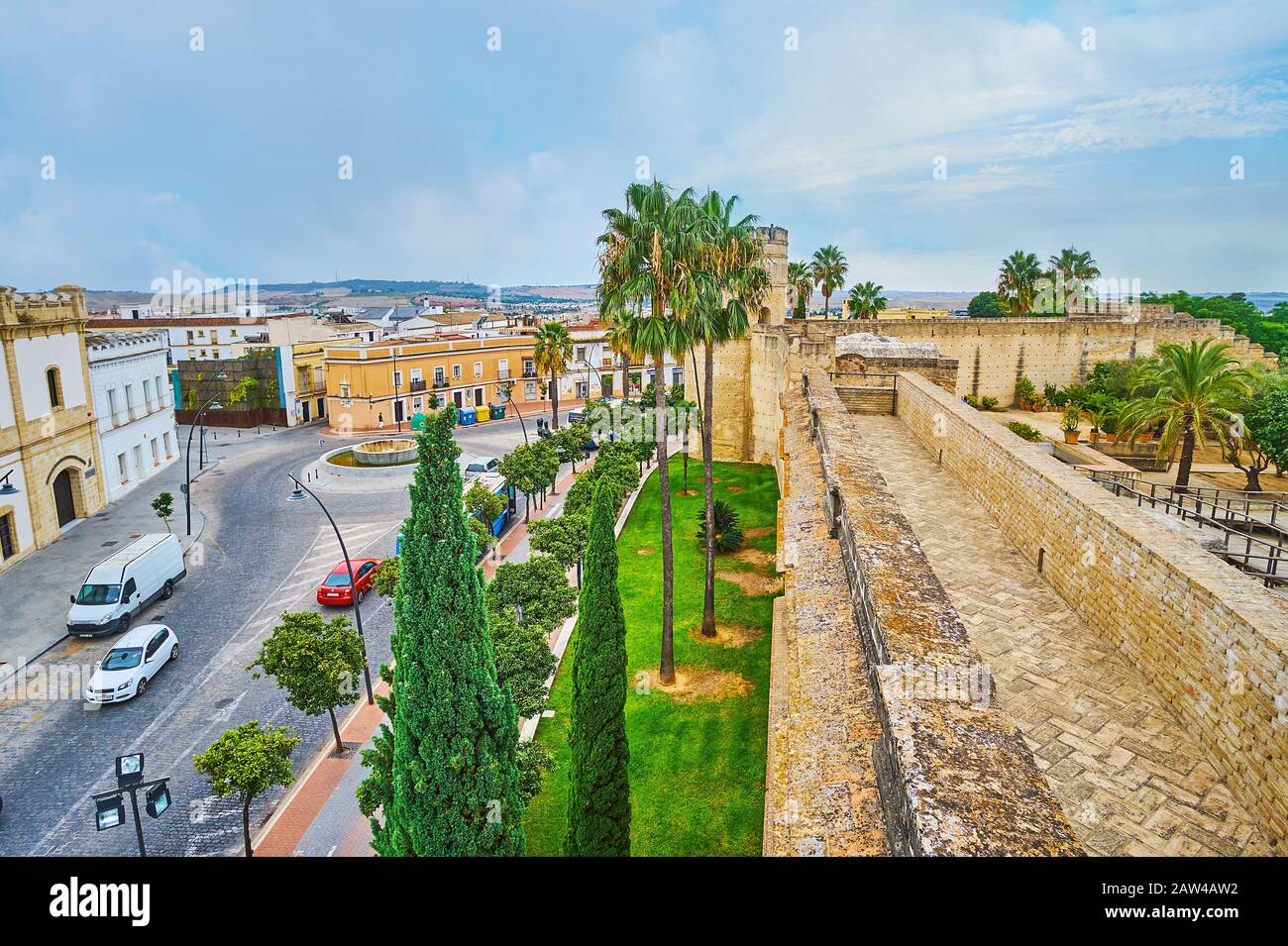 JEREZ, SPAIN - SEPTEMBER 20, 2019: Enjoy the cityscapes during the ...