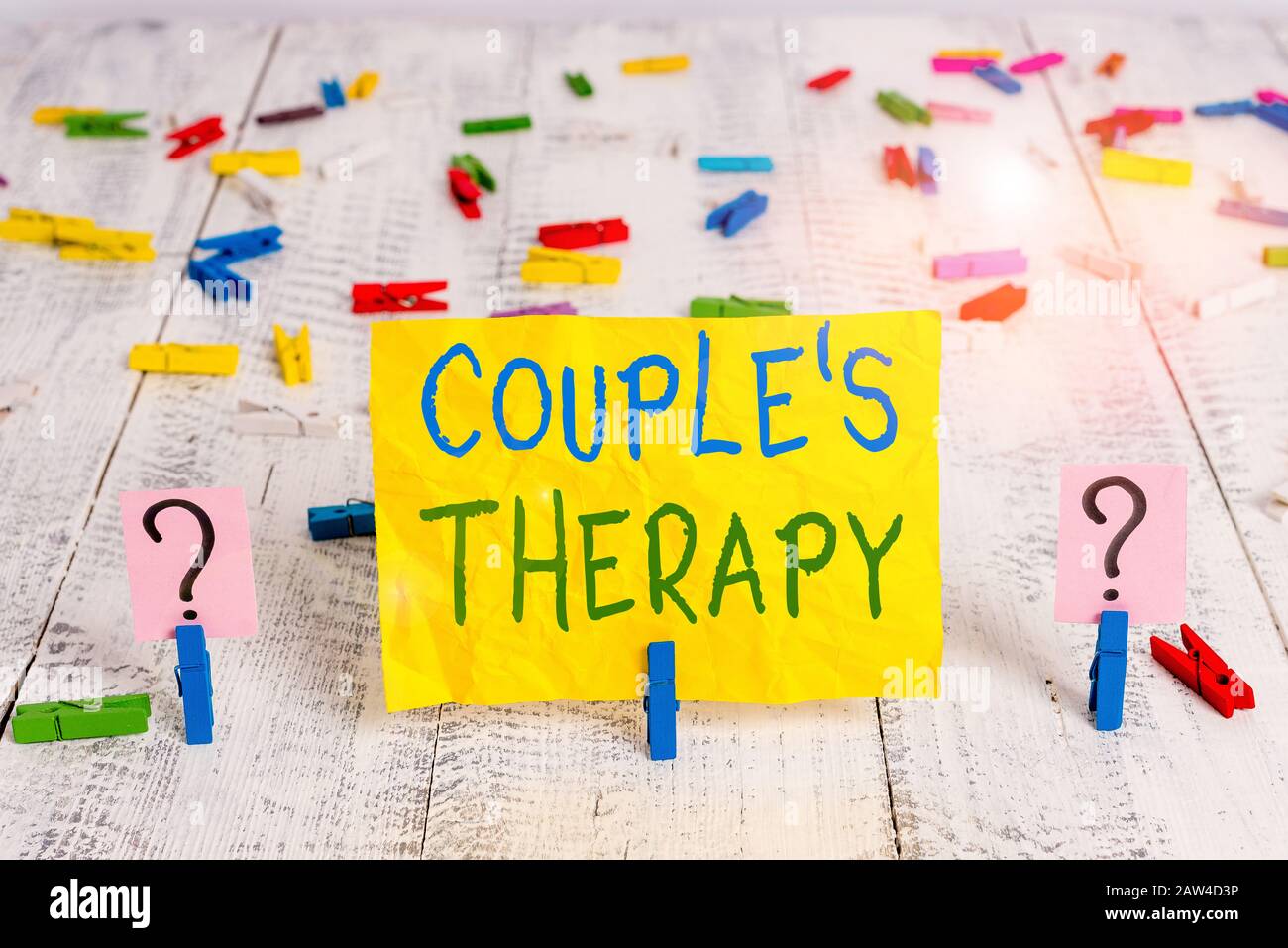 Conceptual hand writing showing Couple S Therapy. Concept meaning treat ...