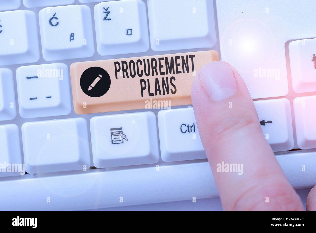 Text sign showing Procurement Plans. Business photo text determining ...