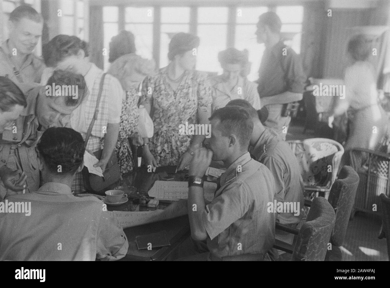 reunification, the arrival of the motor ship Oranje Registration of ...