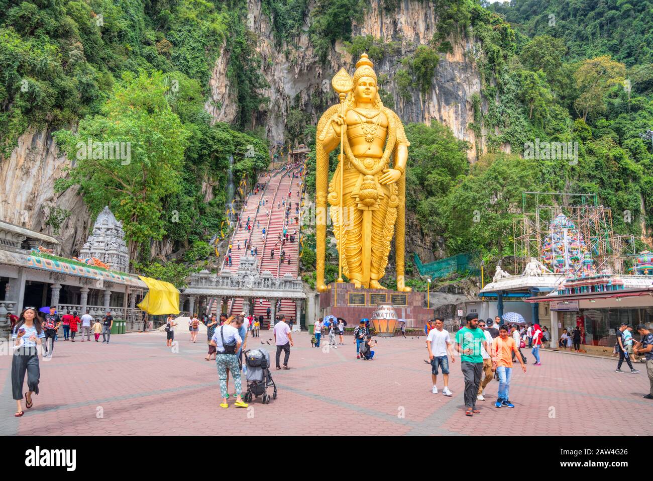 Kuala Lumpur, Malaysia - February 20, 2018: The Batu Caves, Kuala ...